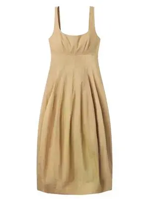 A.L.C. Nina Pleated Dress - Neutrals