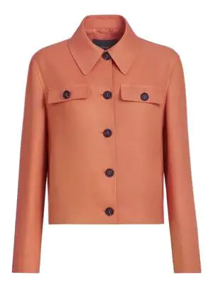 Brunello Cucinelli Linen Jacket - Orange