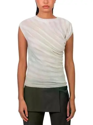 Paloma Wool Raven Draped Sleeveless Top - Neutrals