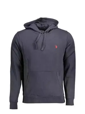 U.s. Polo Assn. Logo-embroidered Hoodie - Blue
