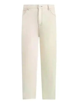 Manière De Voir Contrast-stitching Jeans - Neutrals
