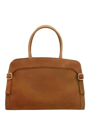 SANTONI Suede Shoulder Bag