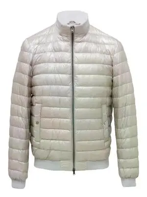 Herno Quilted Zip-up Jacket - Neutrals