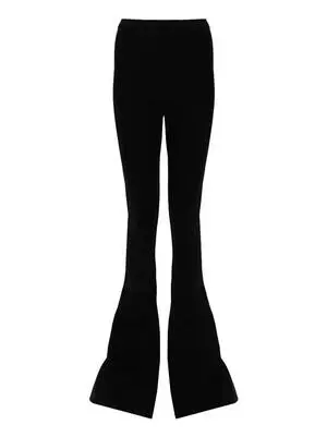 Rick Owens Carmen Flared-hem Trousers - Black