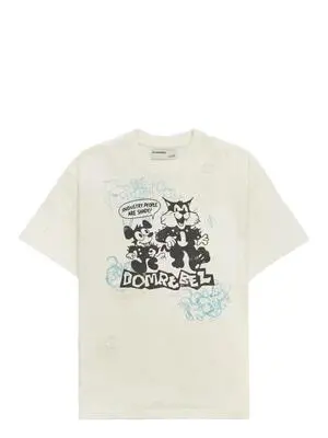 DOMREBEL Shady Graphic-print T-shirt - Neutrals