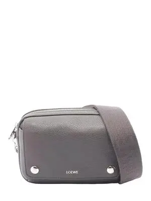 Loewe Small Pebble Messenger Bag Crossbody Bag - Grey