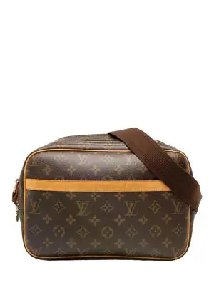 LOUIS VUITTON 2005 Monogram Reporter Pm Crossbody Bag - Brown