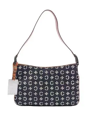 Celine 20th Century Macadam Denim Shoulder Bag - Blue