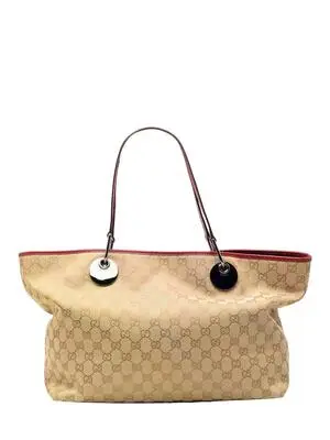 Gucci Gg Canvas Eclipse Tote Bag - Neutrals
