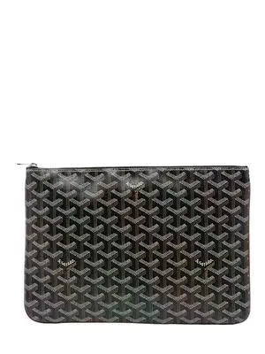 Goyard 2018 Ine Senat Mm Clutch Bag - Black