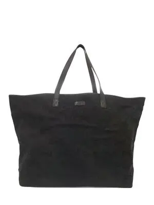 Gucci 2016-2026 Large Horsebit Canvas Tote Bag - Black