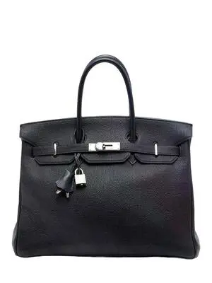 HERMÈS 2003 Togo Birkin Retourne 35 Handbag