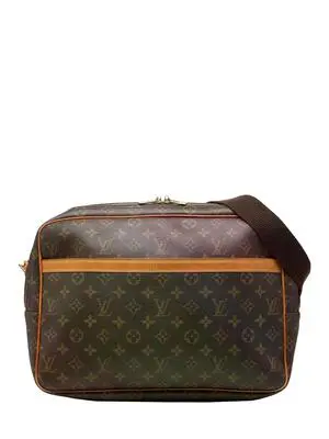 LOUIS VUITTON 1999 Monogram Reporter Gm Crossbody Bag - Brown
