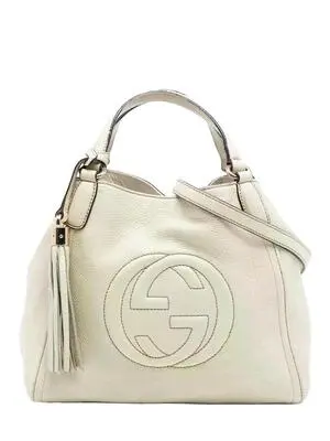 Gucci Small Leather Soho Satchel - Brown