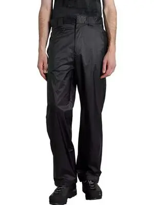 ROA Avy Logo-embroidered Ripstop Trousers - Black