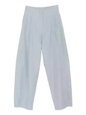 THE ROW Pleated Wide-leg Trousers - White