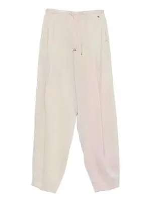 Herno Drawstring Pleated Trousers - Grey