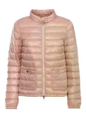 Herno High-neck Quilted Jacket - Pink