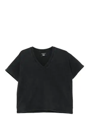 Majestic Filatures V-neck Short-sleeve T-shirt - Black