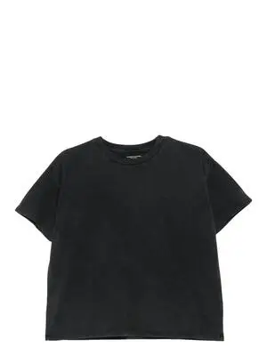 Majestic Filatures Logo-Embroidered T-Shirt Black