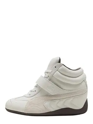 PUMA Speedcat Wedge Leather Sneakers Gray