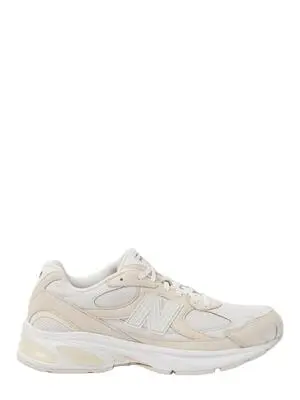 Comme Des Garçons X New Balance 2010 Leather-trimmed Sneakers - White