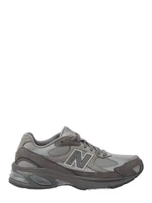 Comme Des Garçons Homme X New Balance 2010 Suede-trimmed Sneakers - Grey