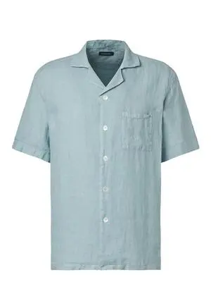 Thom Sweeney Linen Shirt - Blue