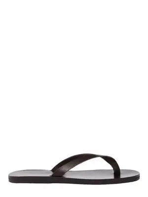 ANCIENT GREEK SANDALS Solon Leather Thong Sandals - Brown