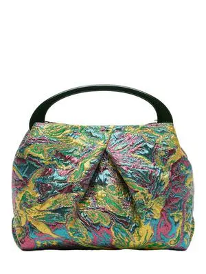 Dries Van Noten Crisp Jacquard Top-handle Bag - Multicoloured