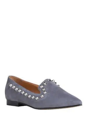 BEAUTIISOLES BY ROBYN SHREIBER Celeste Studded Loafer - Grey