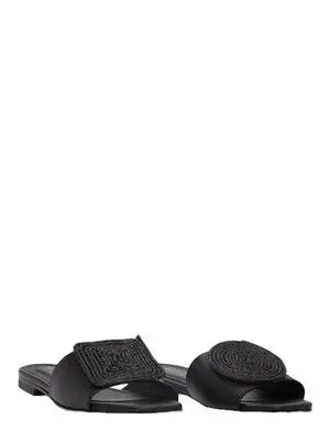 BEAUTIISOLES BY ROBYN SHREIBER Adeline Slide Sandal - Black