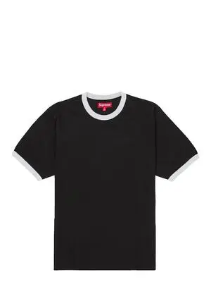 Supreme Mike Kelley Ringer Tee Shirt - Black