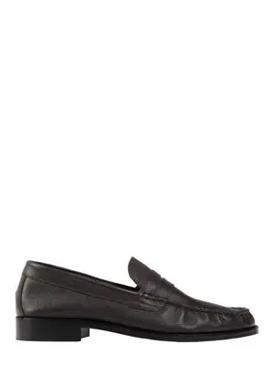 DUKE + DEXTER DUKE + DEXTER Ezra Pebble Ruched Loafer Brown