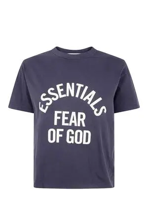 Fear Of God Campus Classic" Short Sleeve Tee - Black