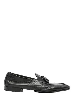 DOUCAL'S Tassel Moc Adler Loafer - Black