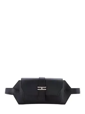 Hermès Elan Pocket 24 Swift Belt Bag - Black