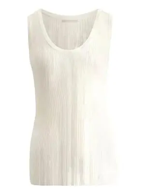12 STOREEZ Ribbed Tank Top - Neutrals