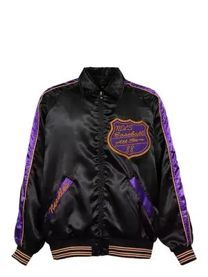 Needles Logo-patch Bomber Jacket - Black
