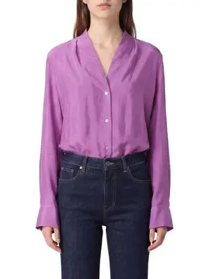 FORTE_FORTE Pure Silk Shirt - Violet