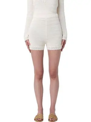 TWINSET Crochet Shorts - Beige