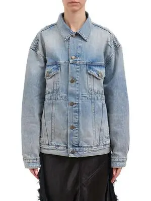 HAIKURE Denim Jacket - Gnawed Blue