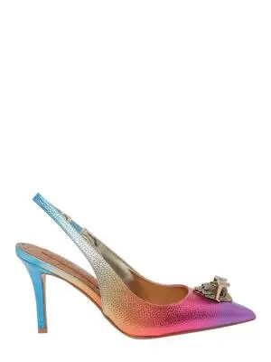Kurt Geiger Kurt Geiger London Belgravia Grained Leather Slingback Pumps Multicolor
