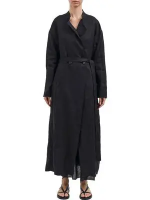 Isabel Benenato Belted Jacket - Black