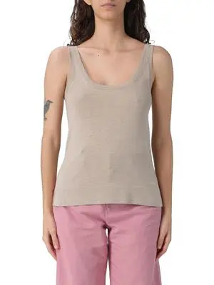 Max Mara Cotton Tank Top - Grey