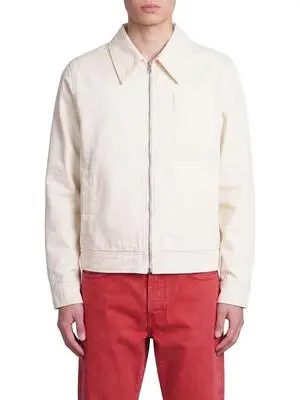 Ami Zip Up Jacket - White
