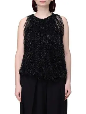 Sportmax Rhinestone Embellished Sleeveless Top - Black
