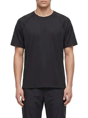 Y3 Slim Fit Recycled Polyester Training T-shirt - Black