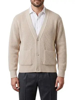 LARDINI Cardigan Sweater - Beige