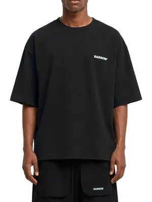 BARROW Cotton T-shirt With Logo - Black